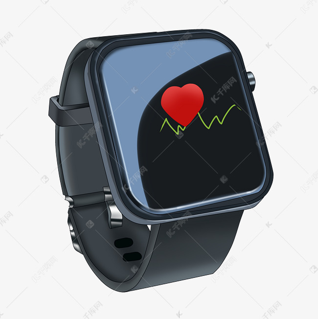 智能电子测心率手表素材图片免费下载-千库网