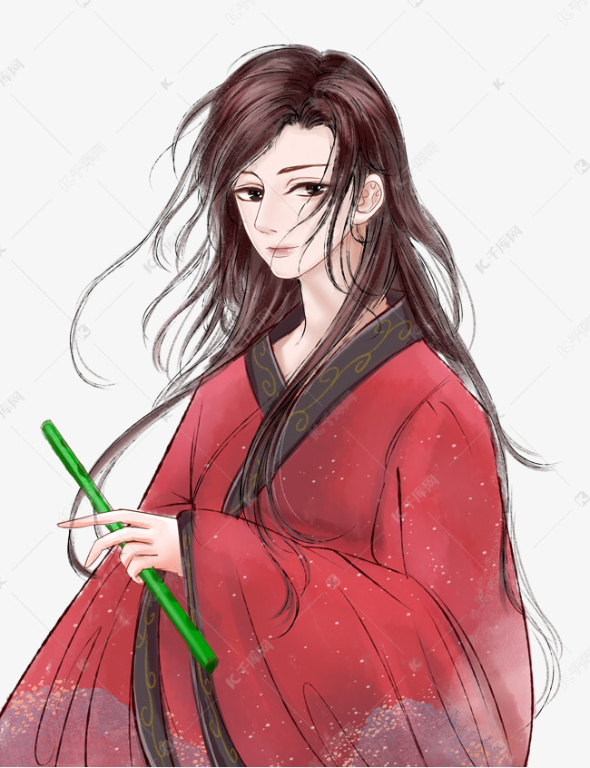 唯美古风人物男人素材图片免费下载-千库网