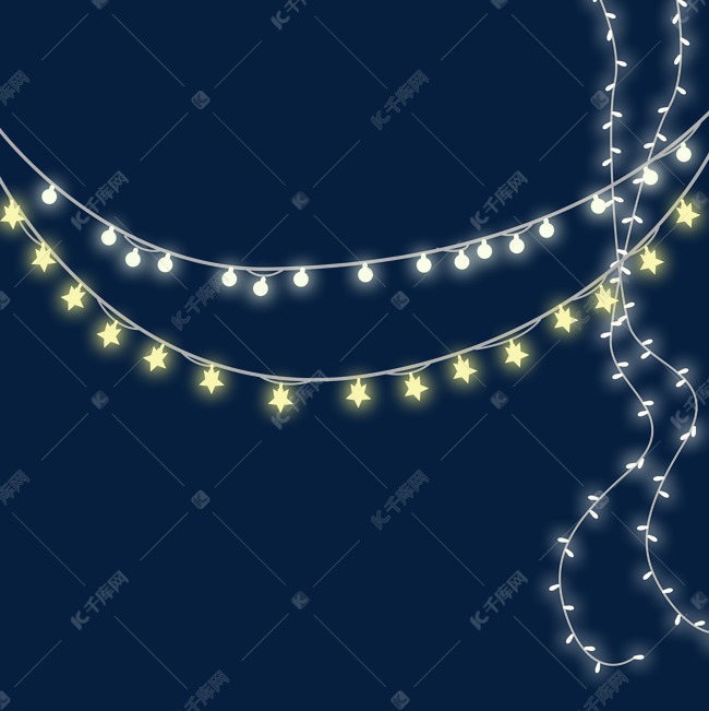 led灯串素材图片免费下载-千库网