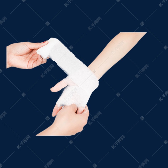 手掌受伤包扎素材图片免费下载-千库网