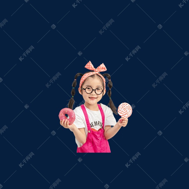 女孩棒棒糖素材图片免费下载-千库网