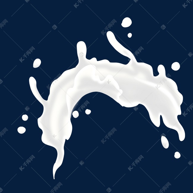 牛奶飞溅液体素材图片免费下载-千库网