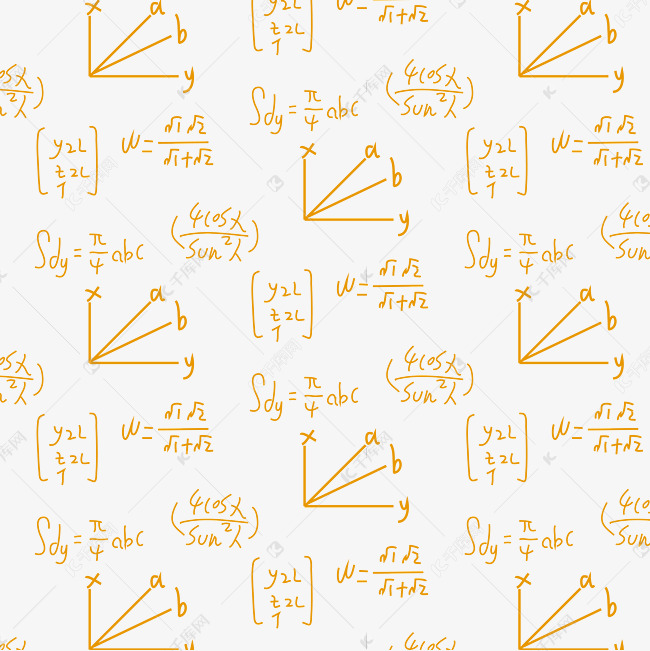 数学公式解方程底纹素材图片免费下载-千库网