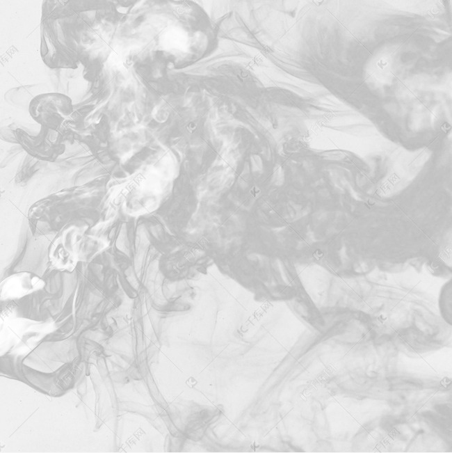 喷雾云透明白色烟雾素材图片免费下载-千库网