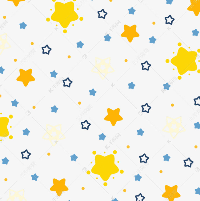 大小卡通星星天空宇宙航星图素材图片免费下载-千库网