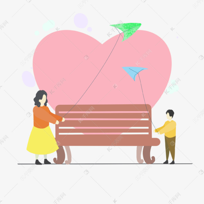 韩国儿童节家庭月插画素材图片免费下载-千库网