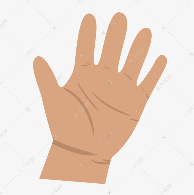 棕色卡通手掌手指木偶戏动物素材图片免费下载-千库网