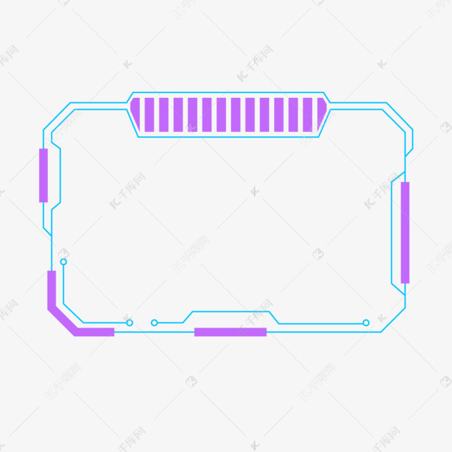 智能流动媒体动态抽搐直播覆盖边框素材图片免费下载-千库网