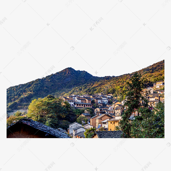 土楼山区山峰建筑素材图片免费下载-千库网