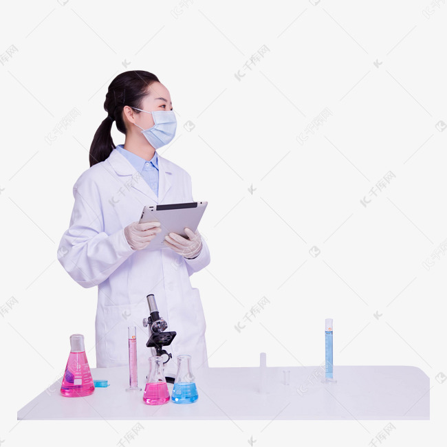 科研实验研究人员科学显微镜素材图片免费下载-千库网