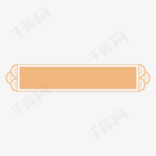 古风简约中式标题框素材图片免费下载-千库网