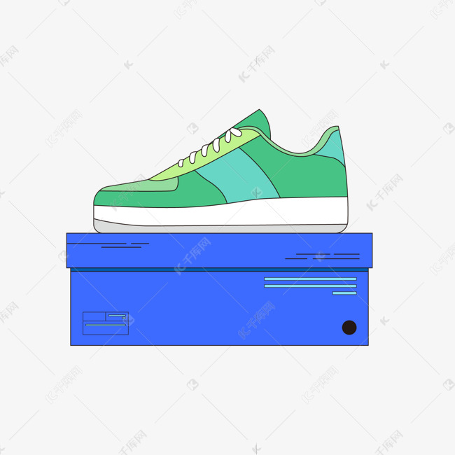 矢量扁平鞋子素材图片免费下载-千库网