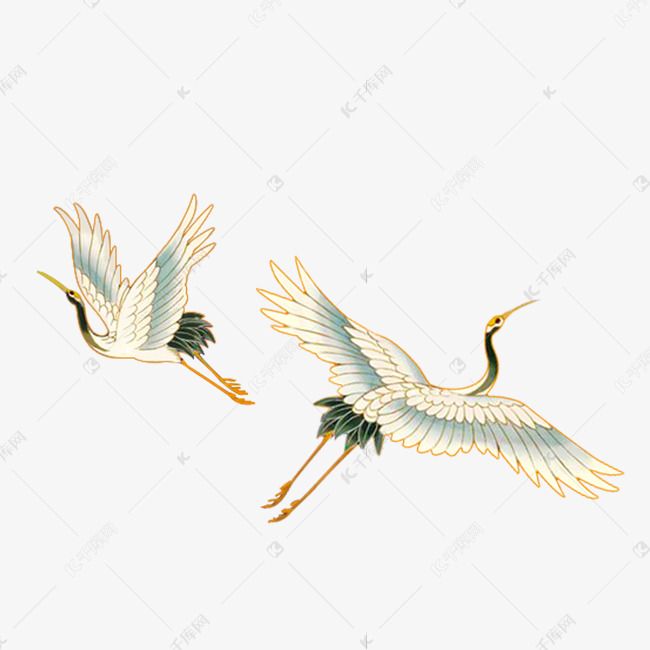 飞鸟仙鹤素材图片免费下载-千库网