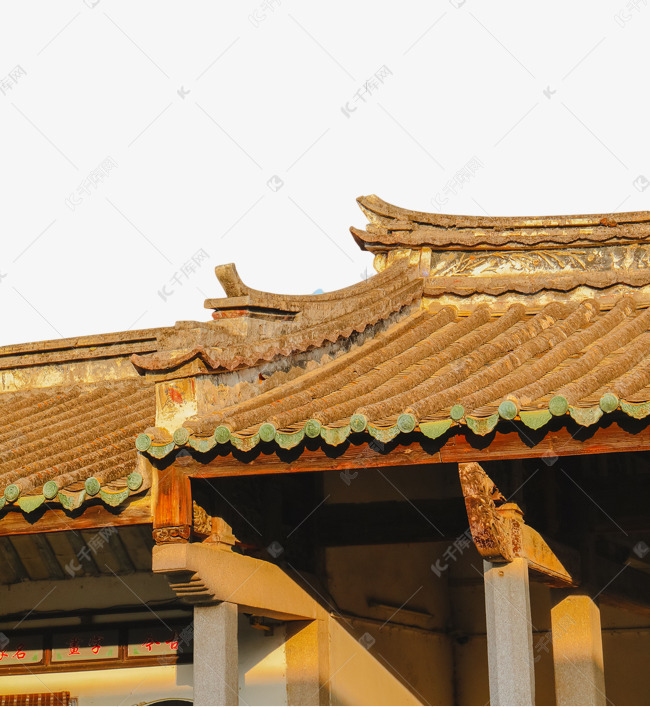 屋檐中式潮汕德安里素材图片免费下载-千库网