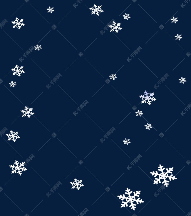 冬季雪花白雪素材图片免费下载-千库网