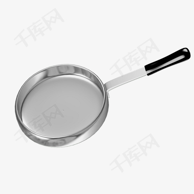 立体厨房平底锅素材图片免费下载-千库网