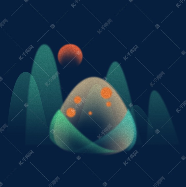 弥散端午端午节山水夕阳粽子素材图片免费下载-千库网