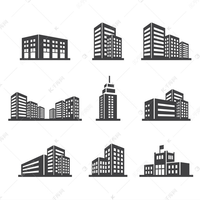建筑图标素材图片免费下载-千库网