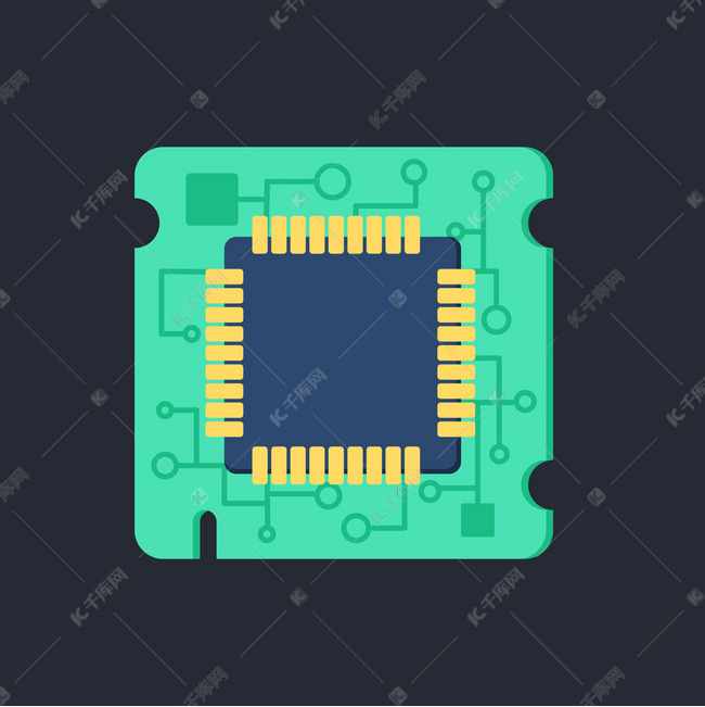 计算机处理器芯片素材图片免费下载-千库网