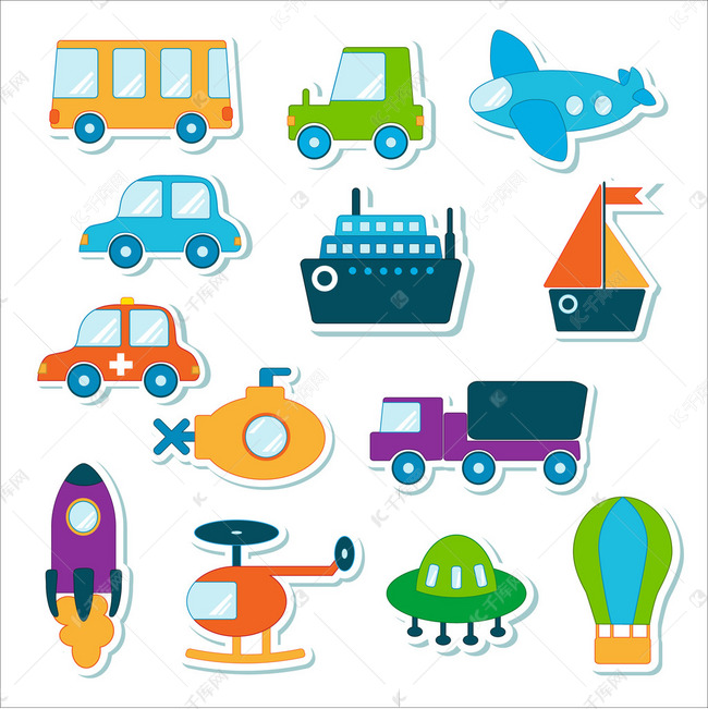 婴儿玩具贴纸素材图片免费下载-千库网