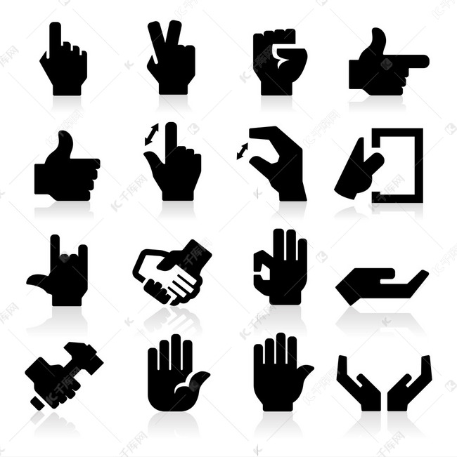 手图标素材图片免费下载-千库网