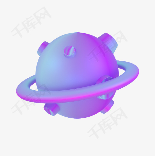 3DC4D立体酸性星球素材图片免费下载-千库网