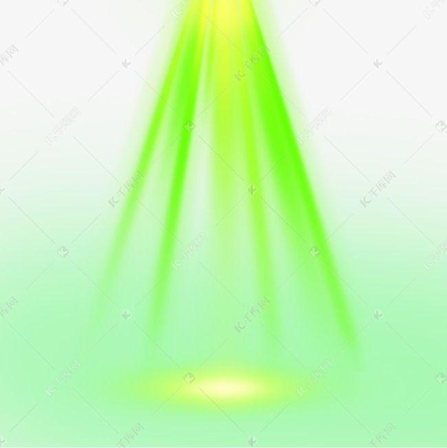 聚光灯炫光绿色特效素材图片免费下载-千库网