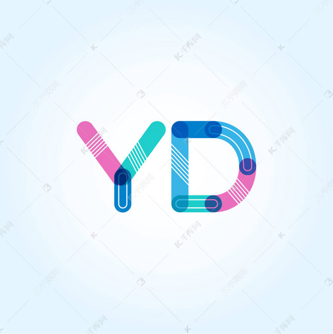 Yd 连接字母徽标素材图片免费下载-千库网