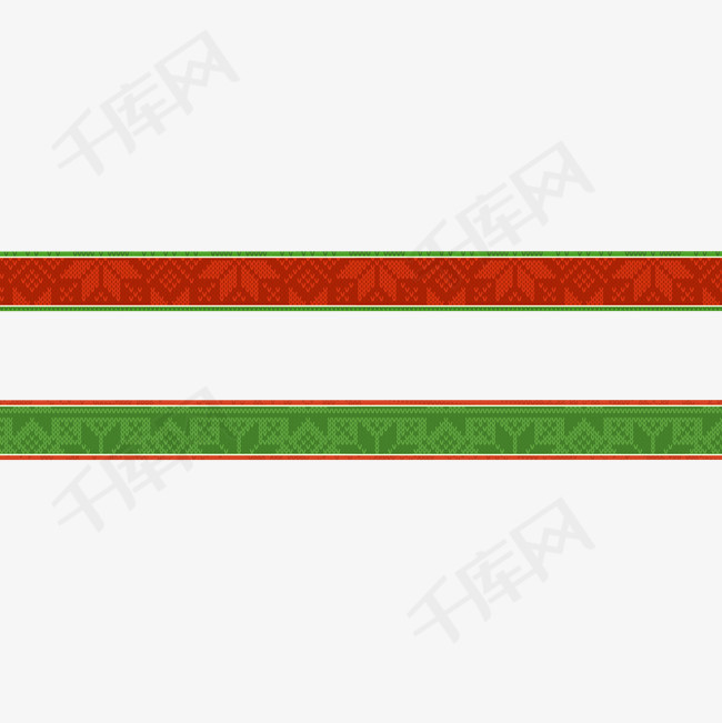 圣诞节毛线毛毡封条边框素材图片免费下载-千库网