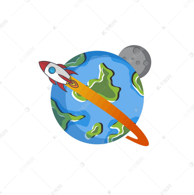 太空探索穿梭船标志图标标志矢量艺术。素材图片免费下载-千库网