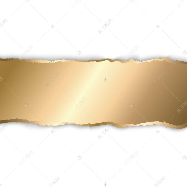 矢量图 金撕纸。素材图片免费下载-千库网