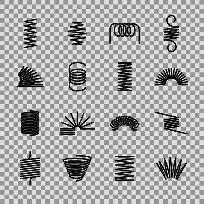 钢弹簧。素材图片免费下载-千库网
