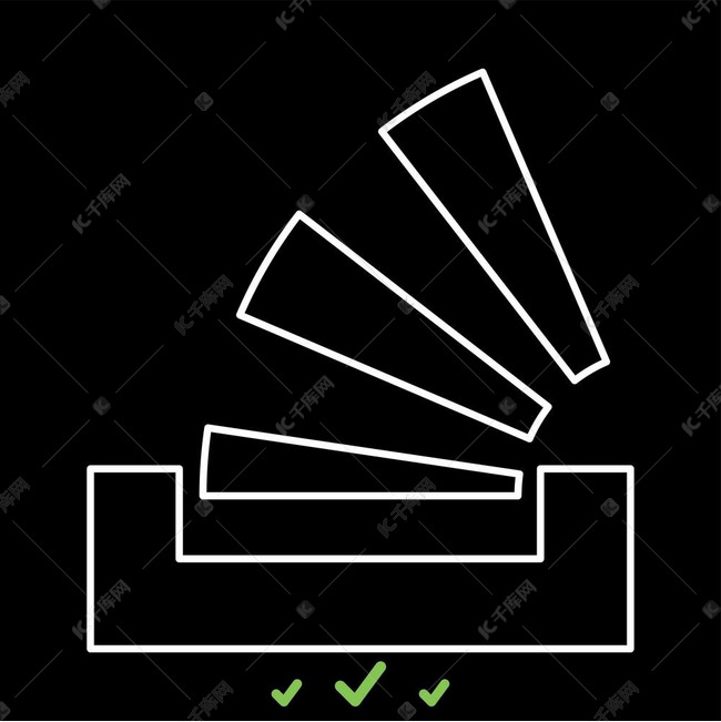 堆叠在托盘中是白色图标 .. 堆叠在托盘中是白色图标 。素材图片免费下载-千库网