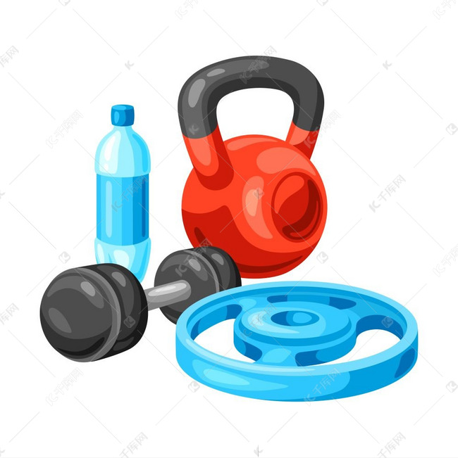 与健身器材的背景。素材图片免费下载-千库网