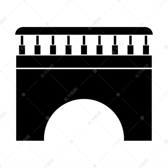 桥图标。素材图片免费下载-千库网
