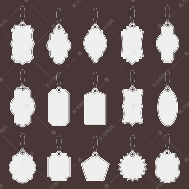 标记标签。素材图片免费下载-千库网