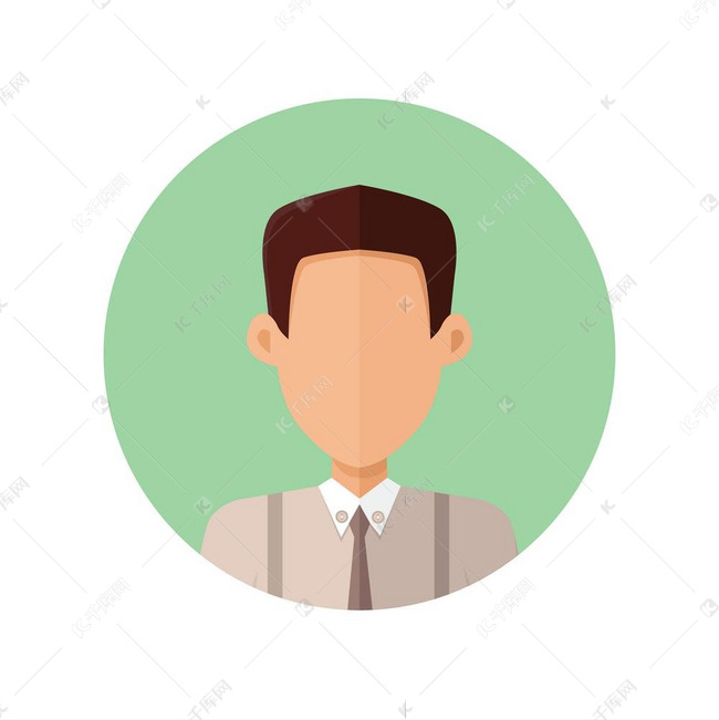 年轻人私人头像图标。素材图片免费下载-千库网