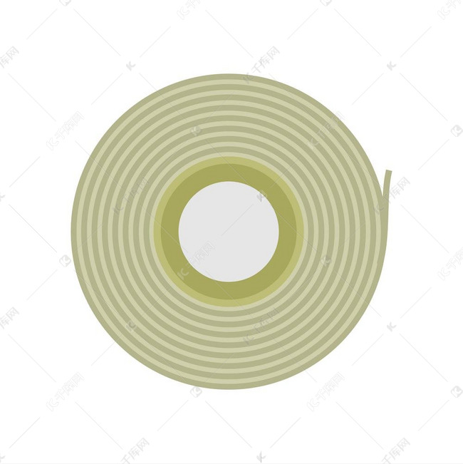 平面样式设计中的透明胶带矢量图标。素材图片免费下载-千库网