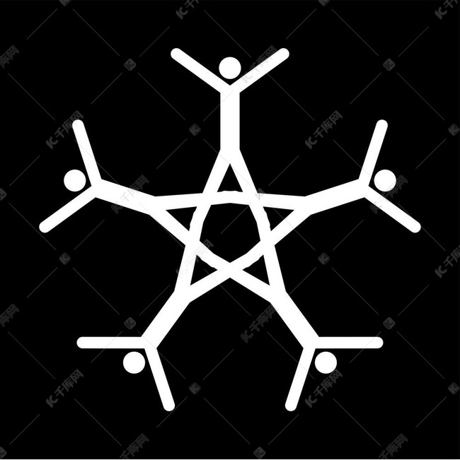 团队合作白色图标.. 团队合作是白色图标。素材图片免费下载-千库网