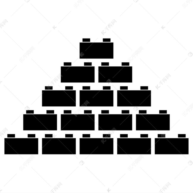 积木图标。素材图片免费下载-千库网