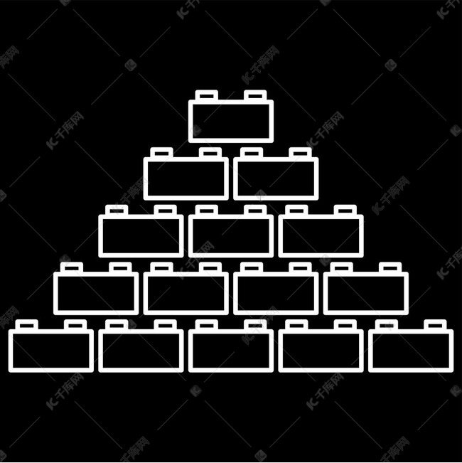 积木图标。素材图片免费下载-千库网