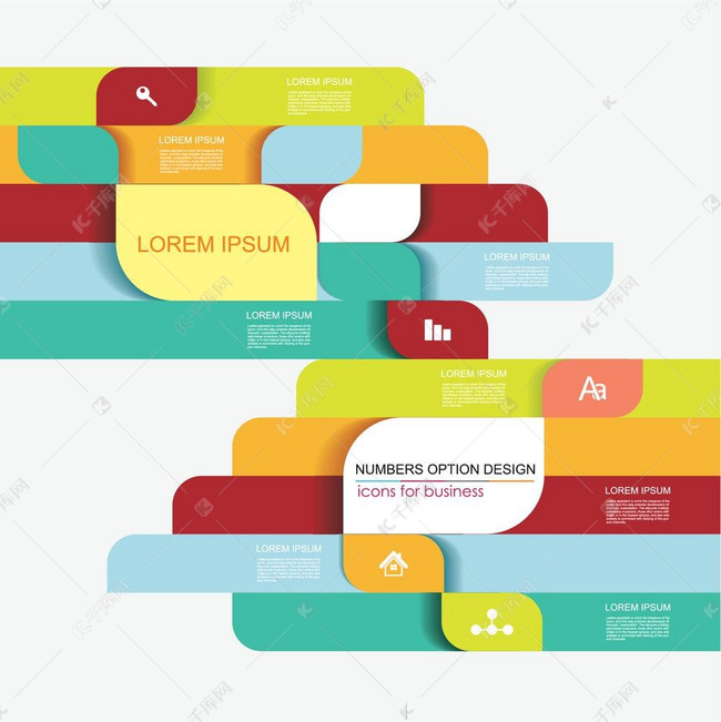 矢量选项行模板。素材图片免费下载-千库网