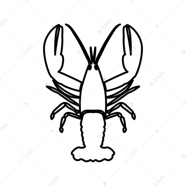 小龙虾图标。素材图片免费下载-千库网