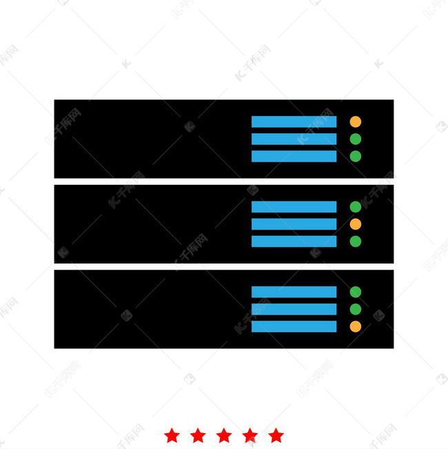 服务器图标 。素材图片免费下载-千库网