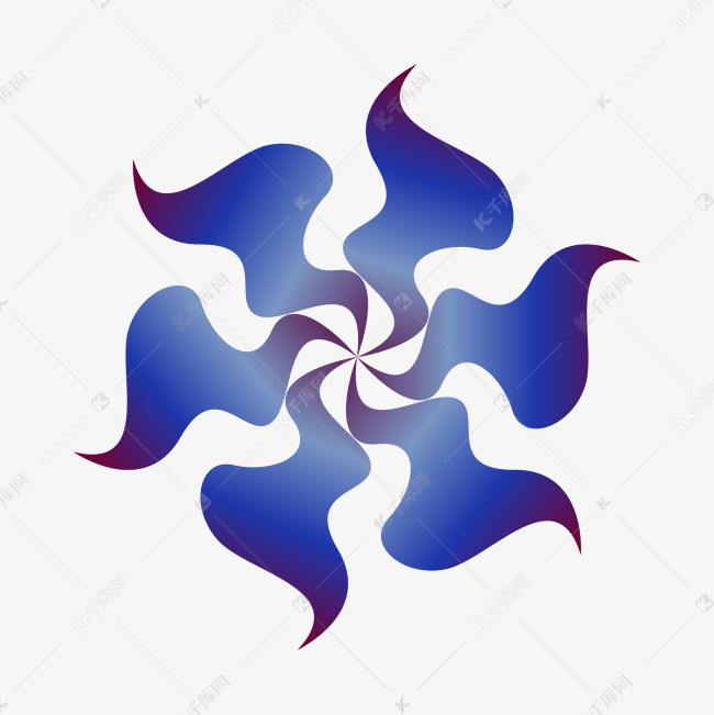 圆形旋转矢量放射图案素材图片免费下载-千库网