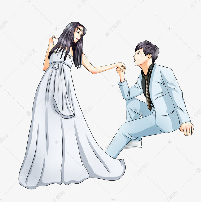 相亲相爱情侣浪漫情侣情人节甜蜜夫妻素材图片免费下载-千库网