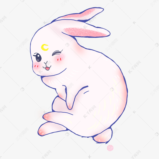 粉色兔子 素材图片免费下载-千库网