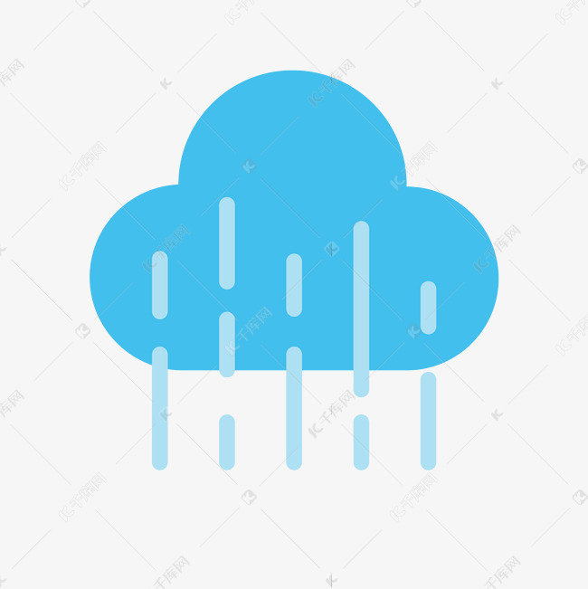 扁平化大雨图标下载素材图片免费下载-千库网