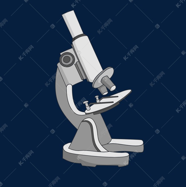 金属显微镜卡通素材图片免费下载-千库网