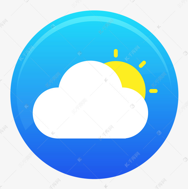 阴天接口符号轮廓图标素材图片免费下载-千库网